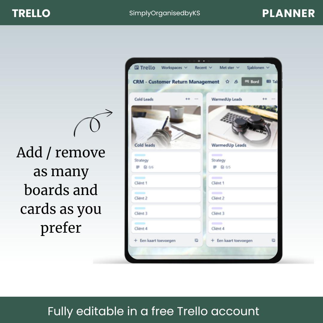 Trello CRM Template Customer Return Managemant - Trello Template ...