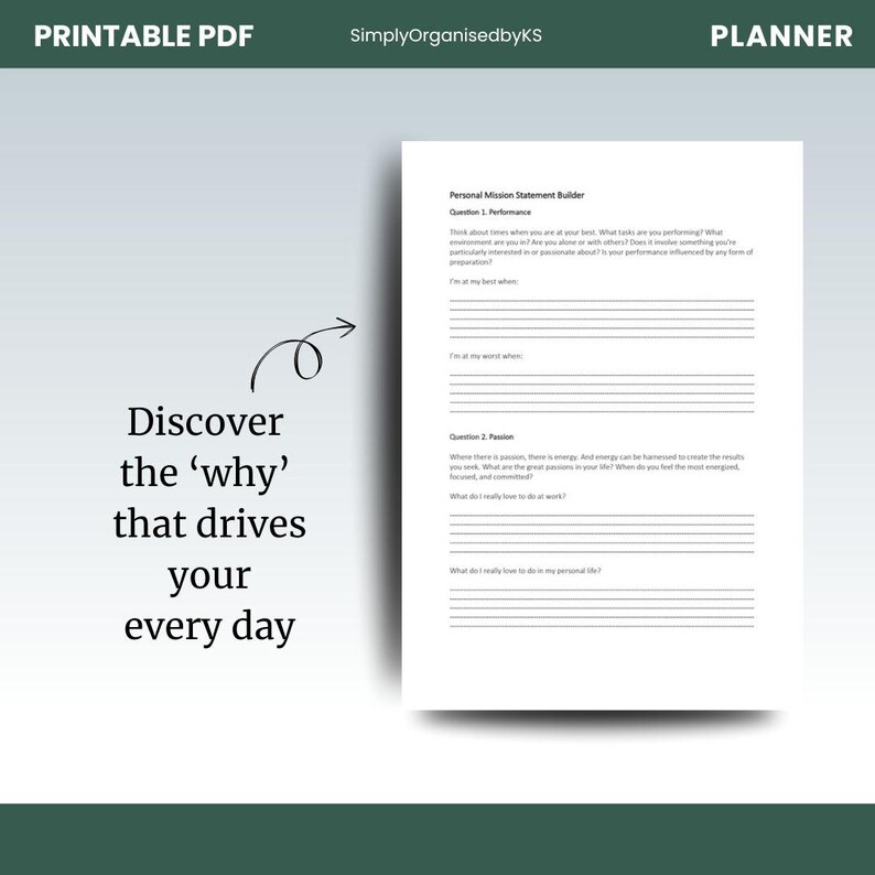 Personal Mission Statement Builder - Stephen Covey - the 7 Habits of ...