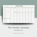 The Weekly Schedule Stephen Covey the 7 Habits of Highly Effective ...