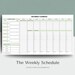The Weekly Schedule Stephen Covey the 7 Habits of Highly Effective ...