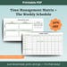 Time Management Matrix & the Weekly Schedule - Eisenhower Matrix ...