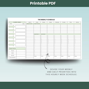 The Weekly Schedule - Stephen Covey - the 7 Habits of Highly Effective ...