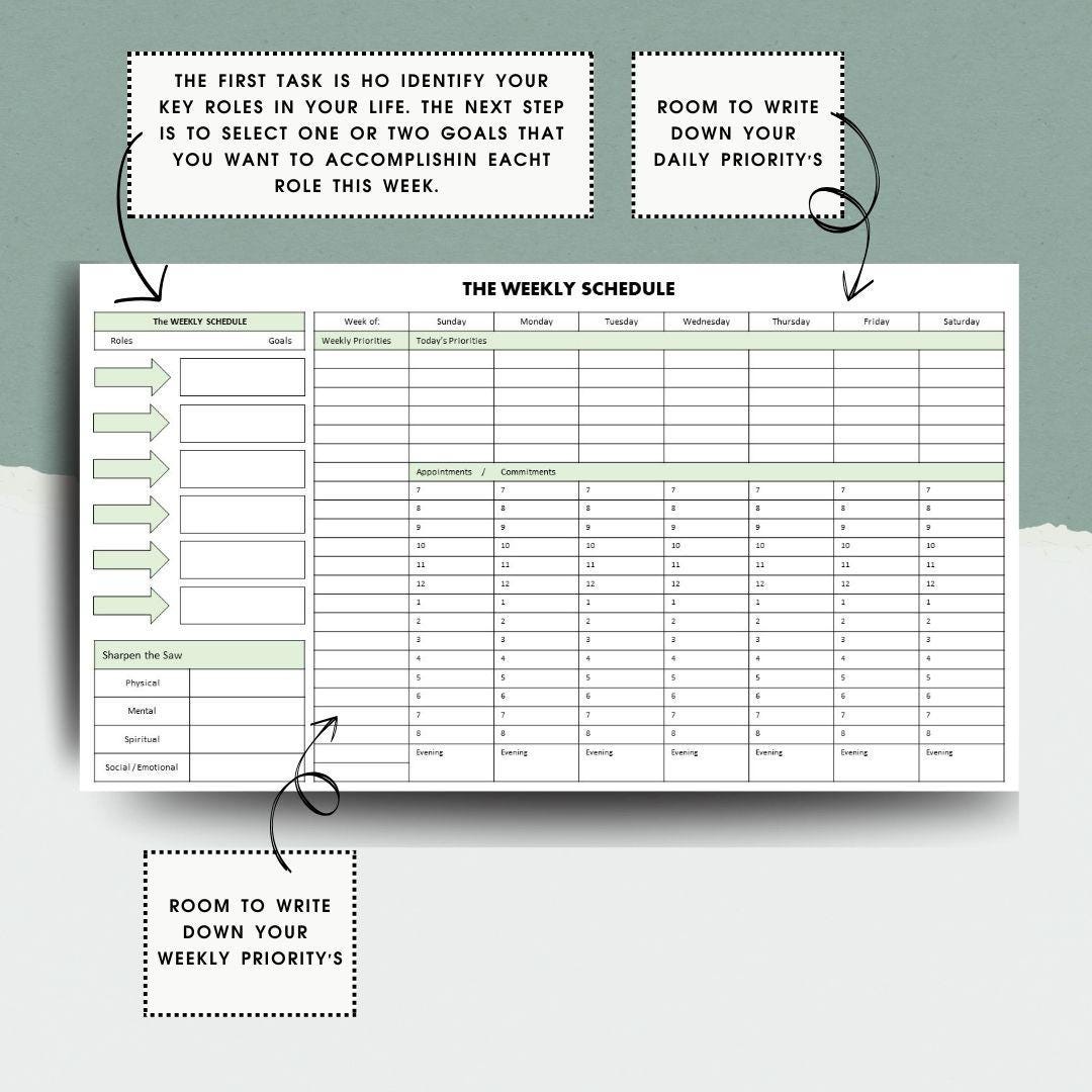 Time Management Matrix & the Weekly Schedule - Eisenhower Matrix ...