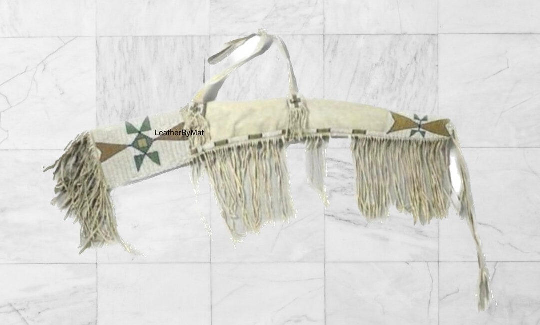 Indian Beaded Native American Rifle Scabbard Native American Sioux ...