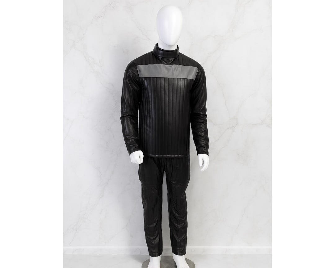 Darth Vader Cosplay Costume | Black Leather Sith Outfit for Men ...