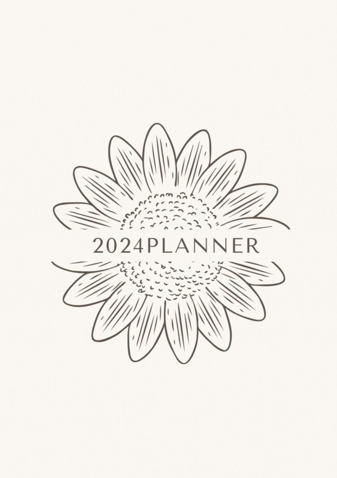 2024 Sunflower Planner - Etsy