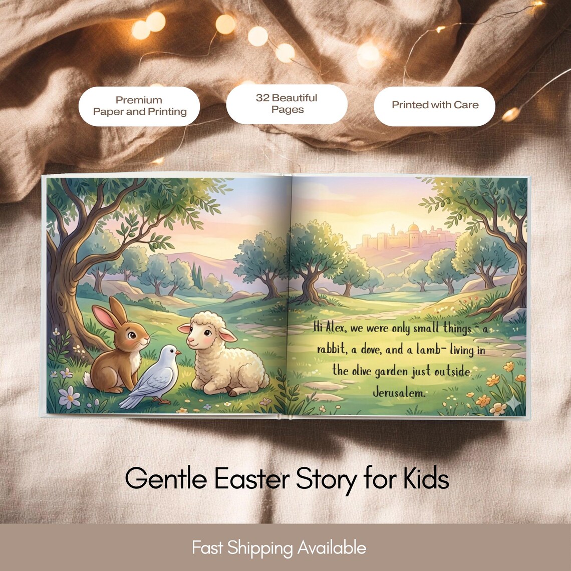 Personalized Easter Story Book for Kids, Easter Gift for Children ...