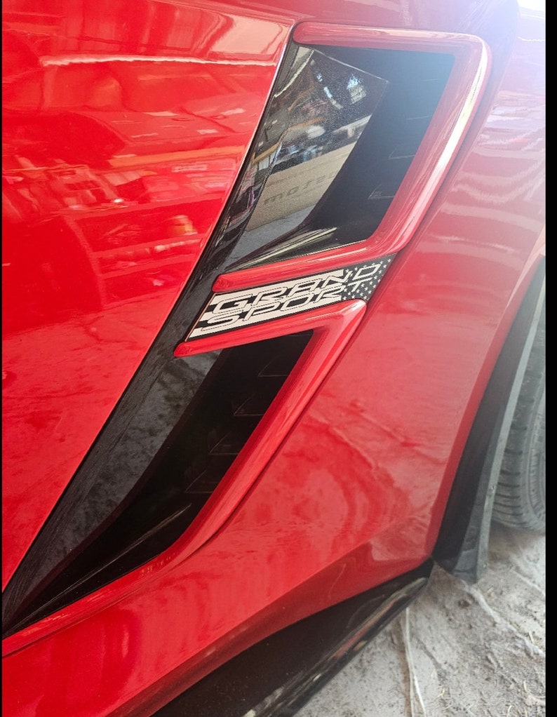 Custom C7 Grand Sport Corvette Fender Emblems - Etsy