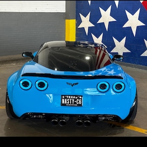 Custom C6 Corvette Emblems MULTIPLE Color Options SOLD AS Pair - Etsy