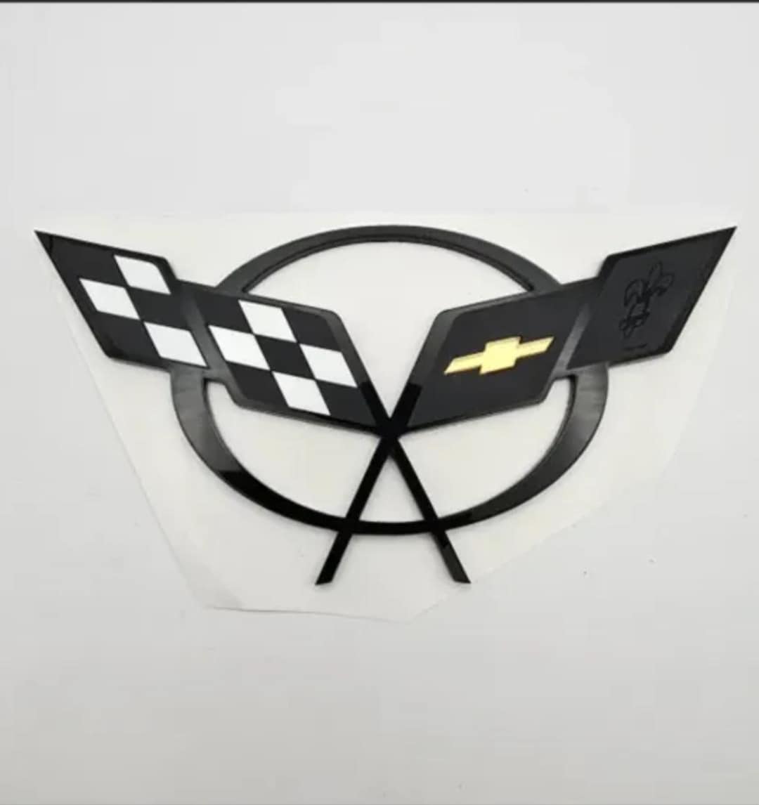 C5 Corvette Front & Rear Emblems With or Without Outer Ring - Etsy