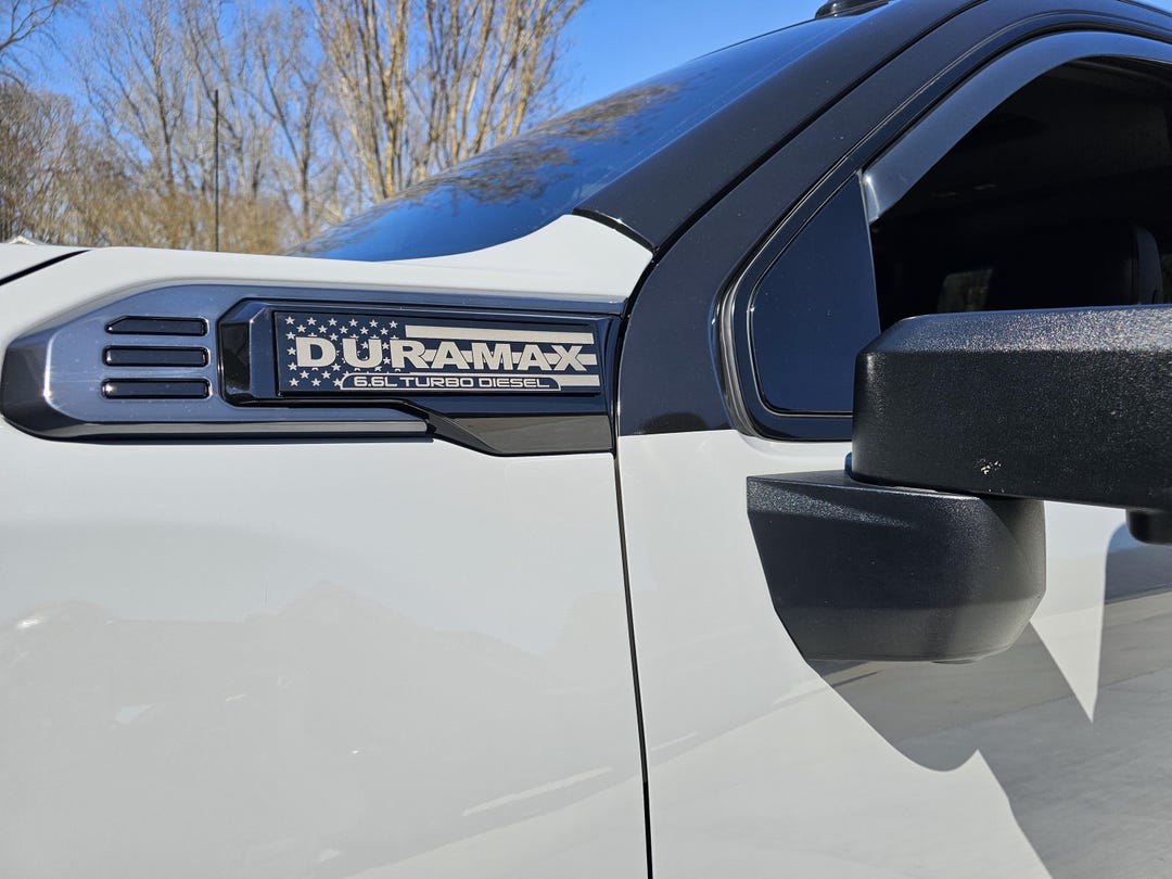 2020-2026 GMC 2500-3500 Duramax American Flag Background Emblems. - Etsy