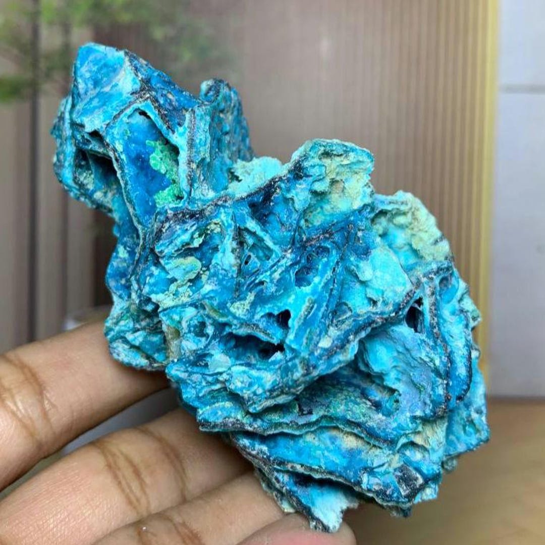 Specimen Chrysocolla Native Copper Ll Blue Chrysocolla - Etsy