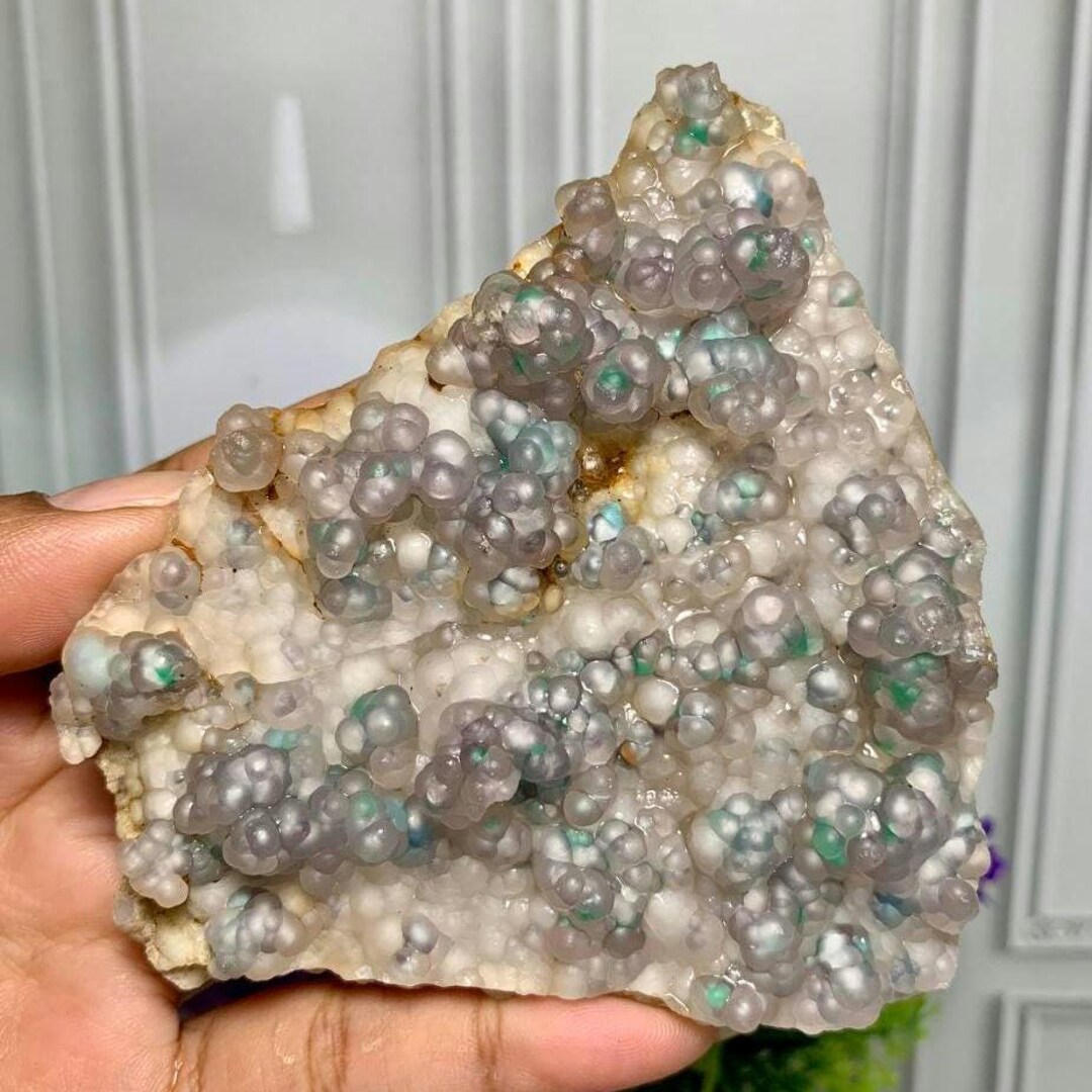 Specimen Botryoidal Chrysocola Native Copper Ll Chalcedony Copper ...