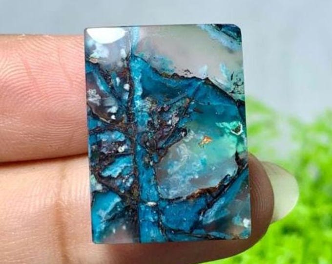 Chrysocolla Confetti || Blue Copper Spider Ll Chrysocolla Native Copper ...