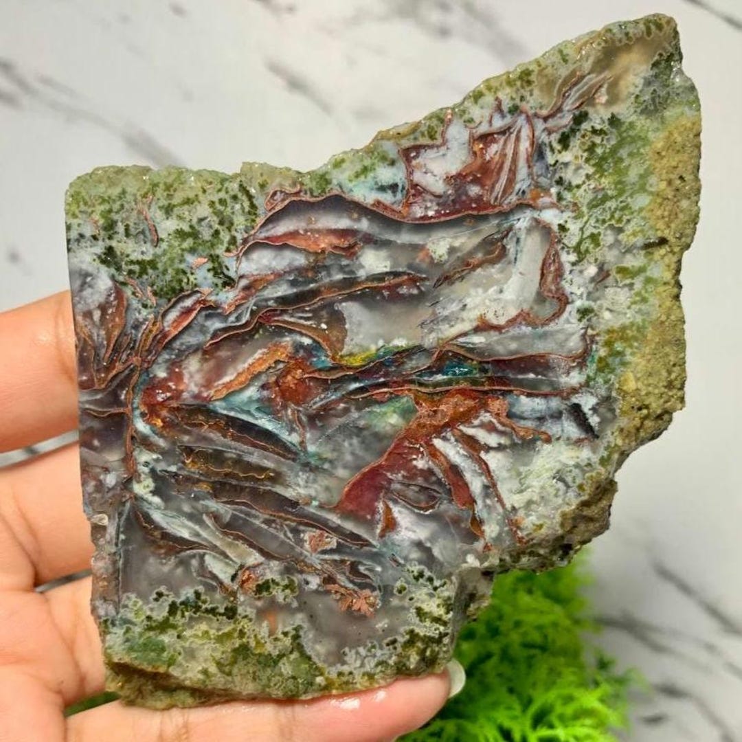 Slab-raw Chrysocolla Native Copper,chalcedony Chrysocolla, High Qualyti ...