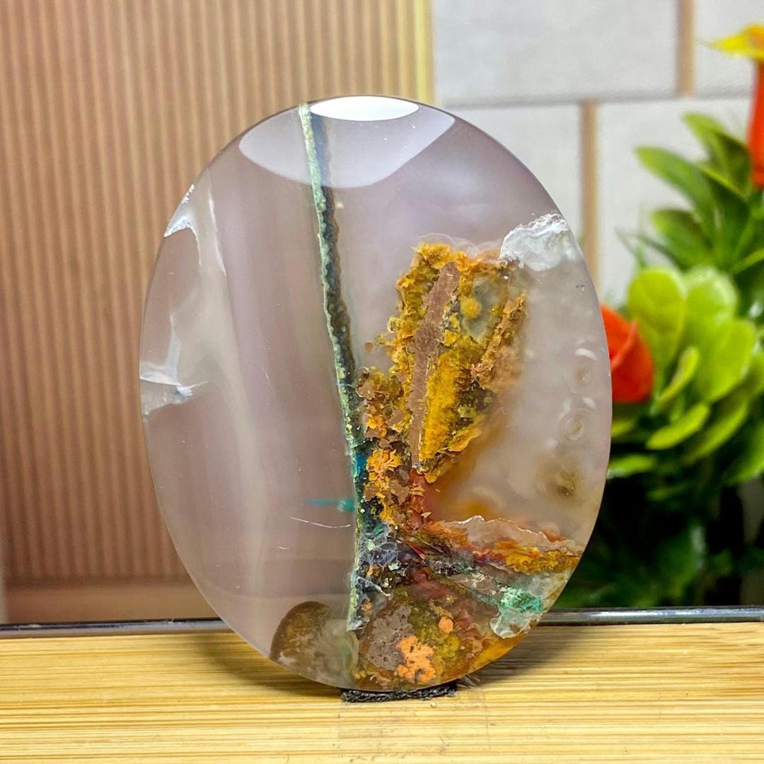 Amazing Beautiful Native Copper Ll Chalcedony Ll Scenic - Big Size ...