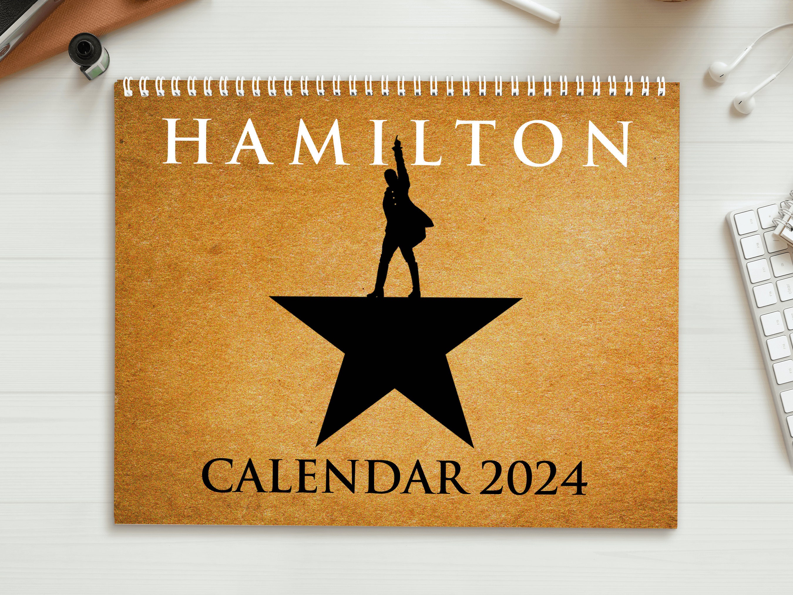 Desktop Calendars 2024 Hamilton sold by Valet Celestial | SKU 4206193 ...