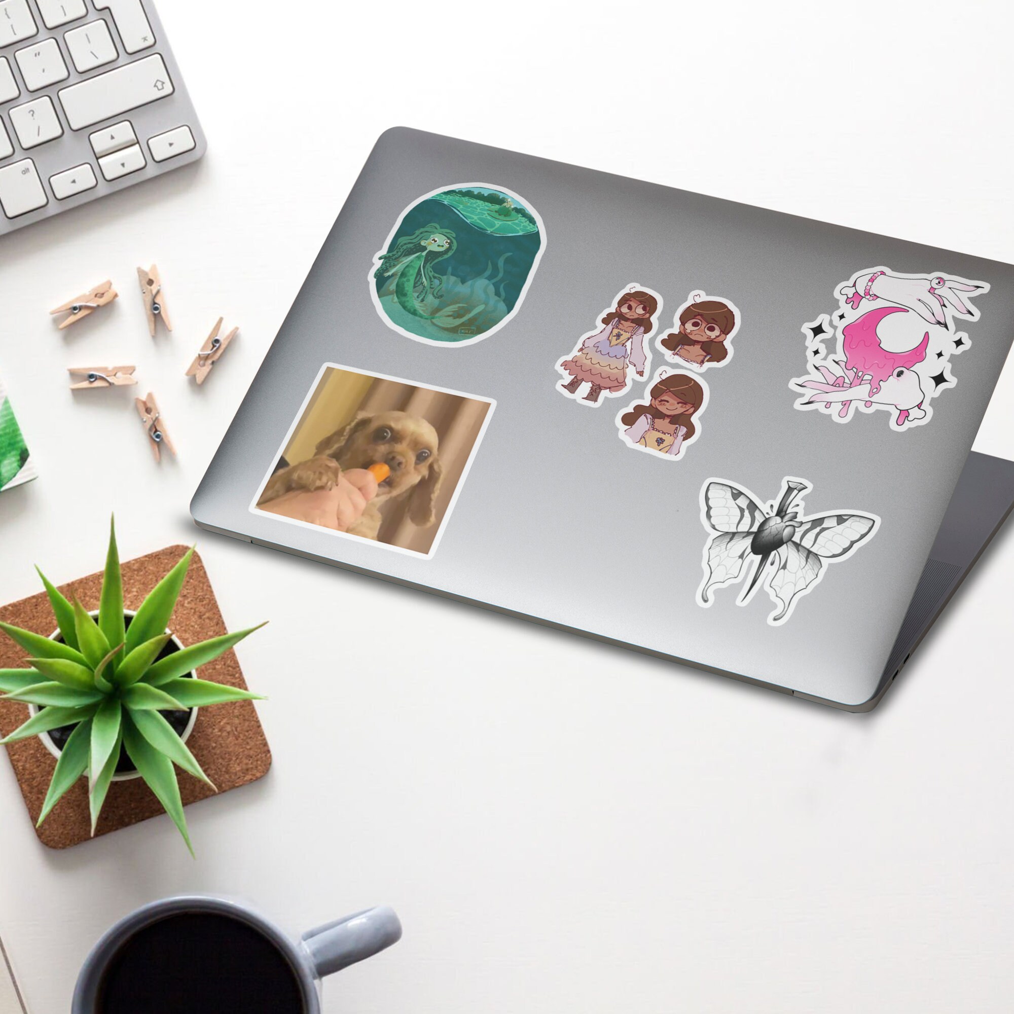 Sticker Pack 20 Elden Ring Poring Pixel Art Cute Draw Flying Car Retro ...