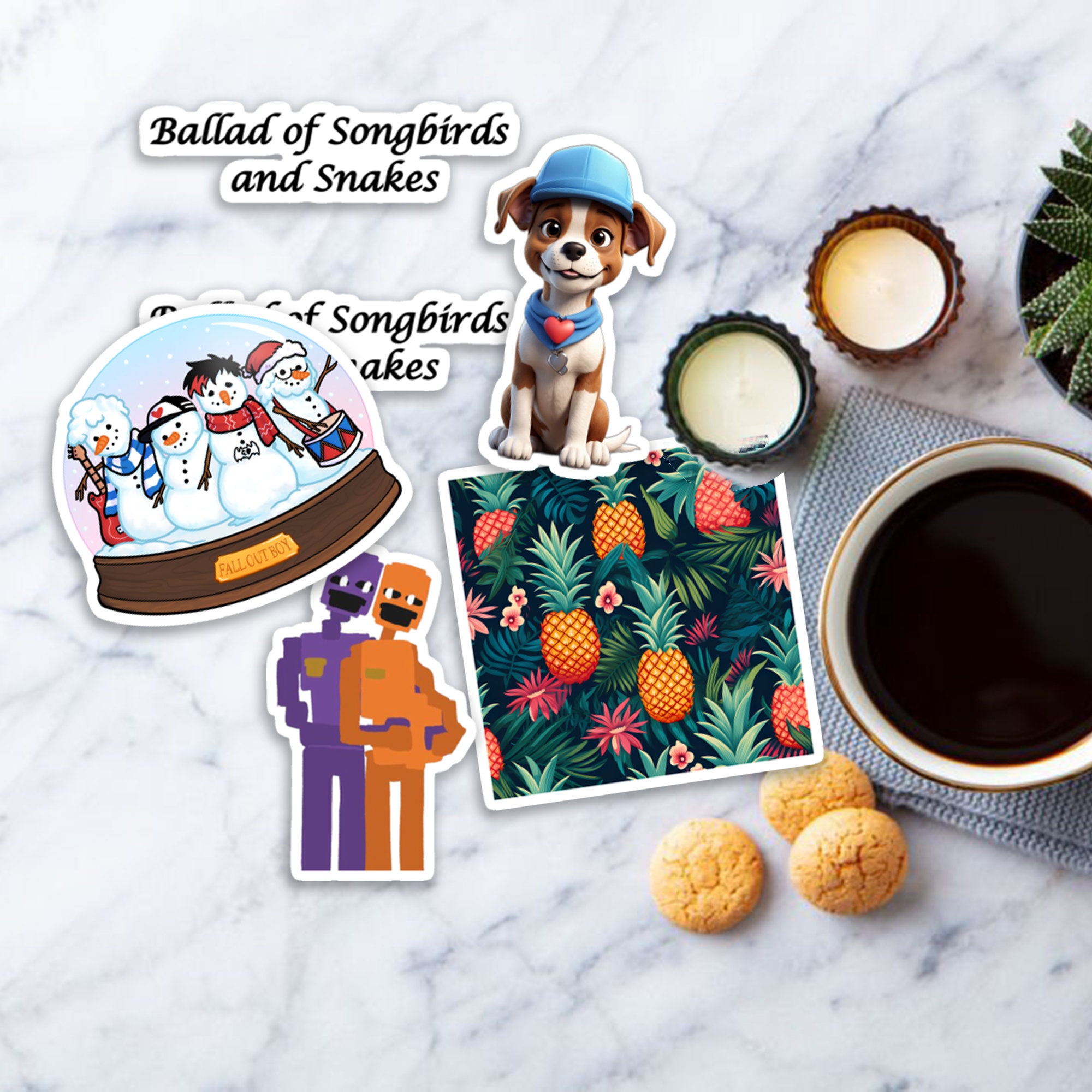 Sticker Pack 20 Dave Dsaf Ballad of Songbirds and Snakes Sticker ...