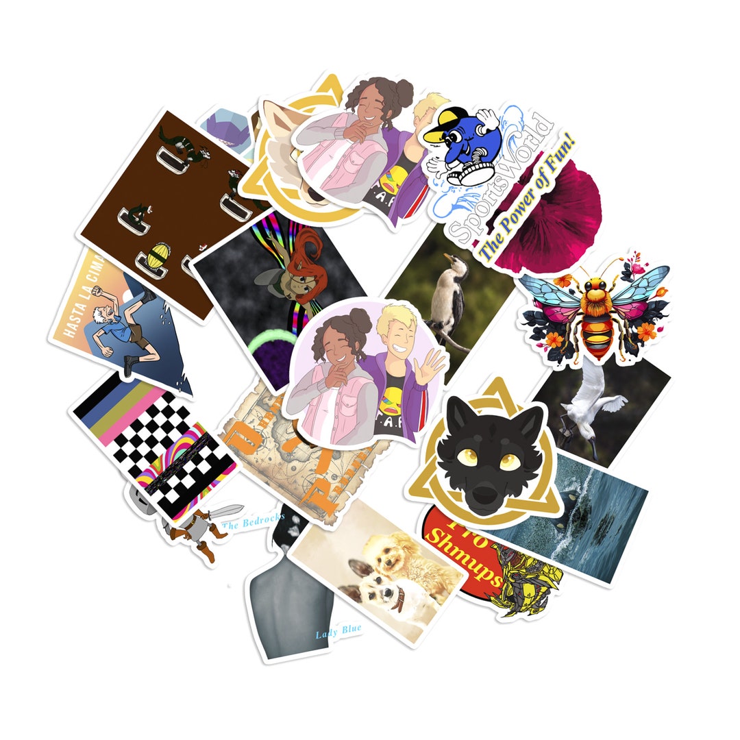 Sticker Pack 20 Bps Mark Ii Orange Mark Productions Jolly Roger Coyote ...