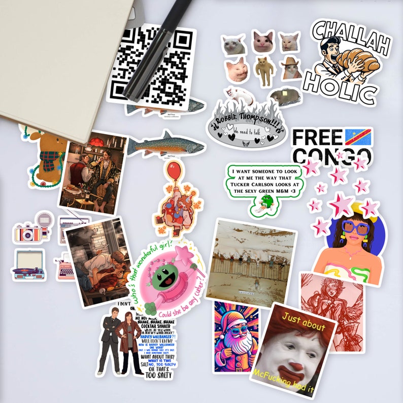 Sticker Pack 20 Just About Mcfucking Had It Meme Stars Go Analog Retro ...