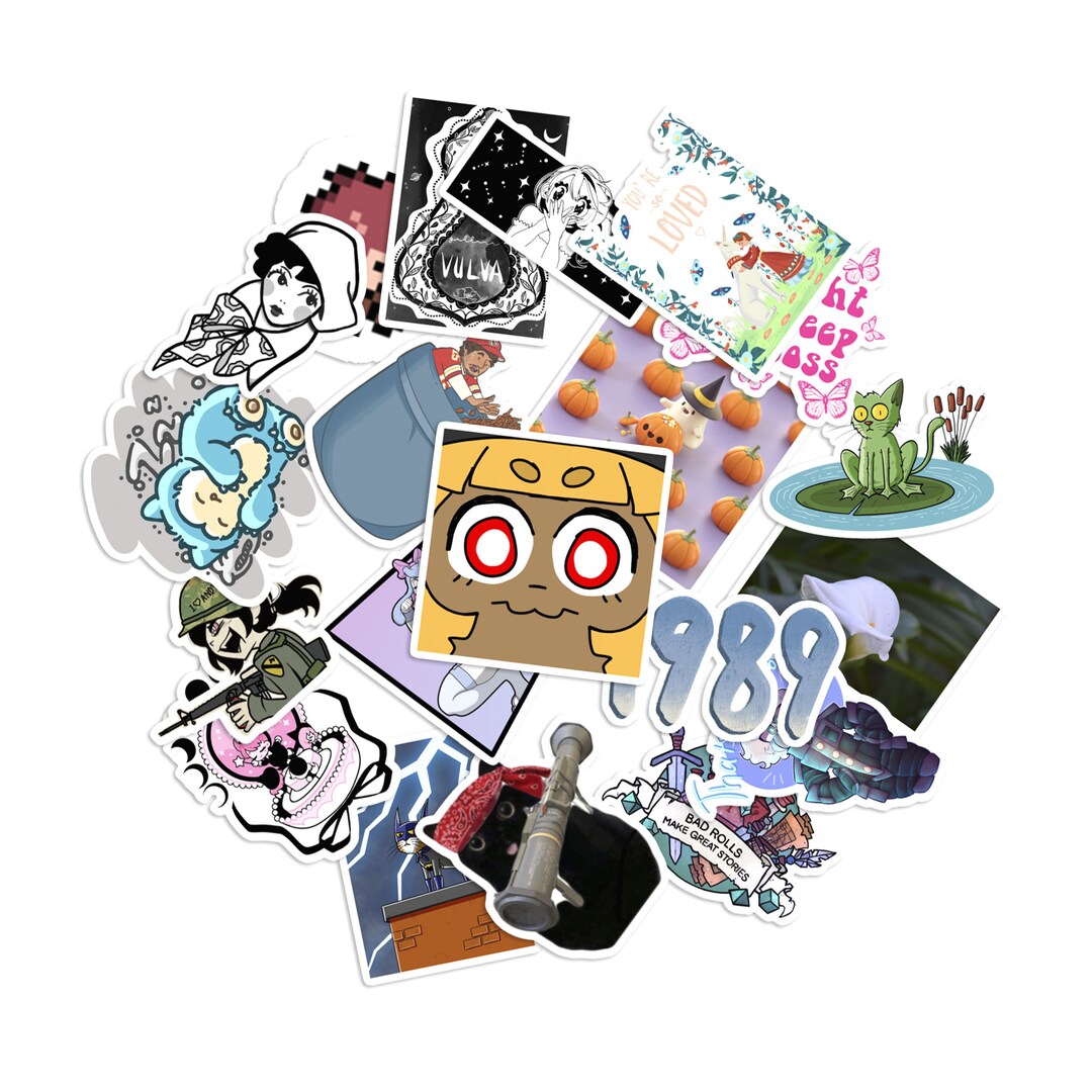 Sticker Pack 20 Nam Viva La Vulva Thats Robophobic You Are so Loved ...