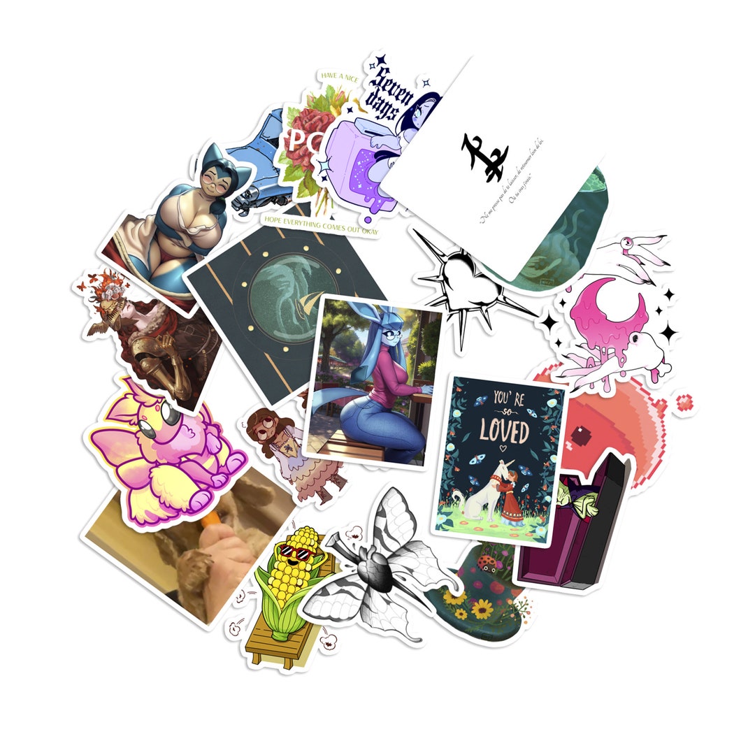 Sticker Pack 20 Elden Ring Poring Pixel Art Cute Draw Flying Car Retro ...