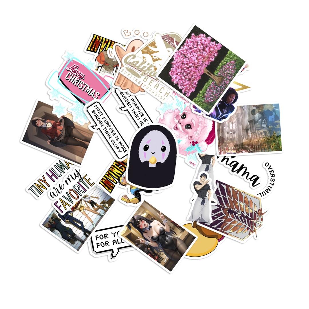 Sticker Pack 20 Toji Fushiguro Jujutsu Kaisen Copy of the Marvels 2023 ...