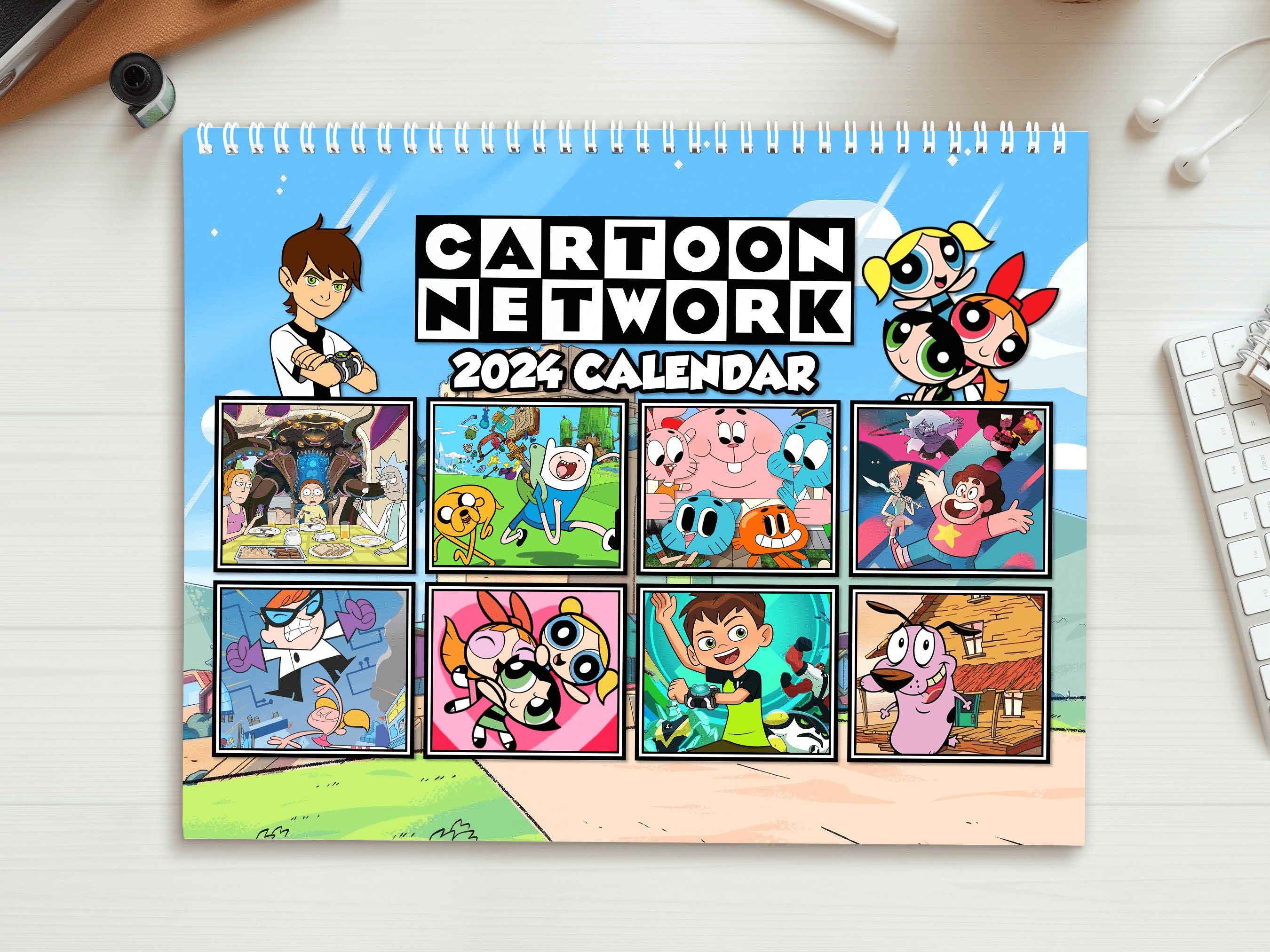 Desktop Calendars 2024 Cartoon Network sold by Valet Celestial | SKU ...