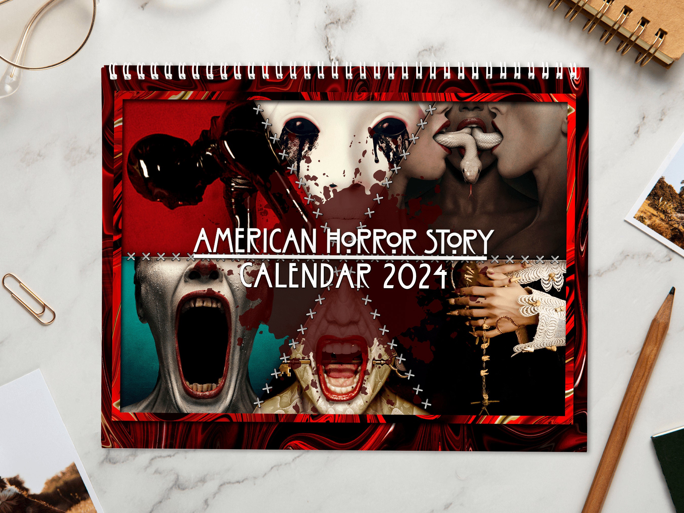 Desktop Calendars 2024 American Horror Story sold by Valet Celestial ...