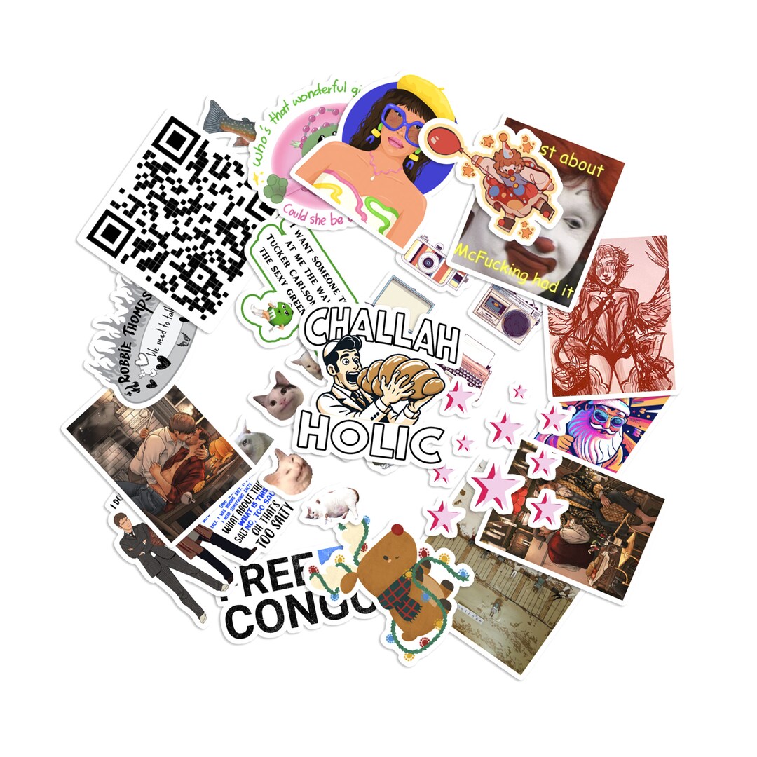 Sticker Pack 20 Just About Mcfucking Had It Meme Stars Go Analog Retro ...