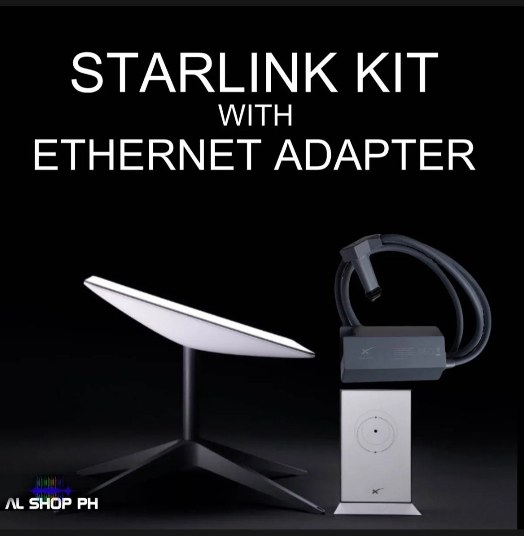 Starlink Set With Ethernet Adapter brand New and Sealed Set - Etsy