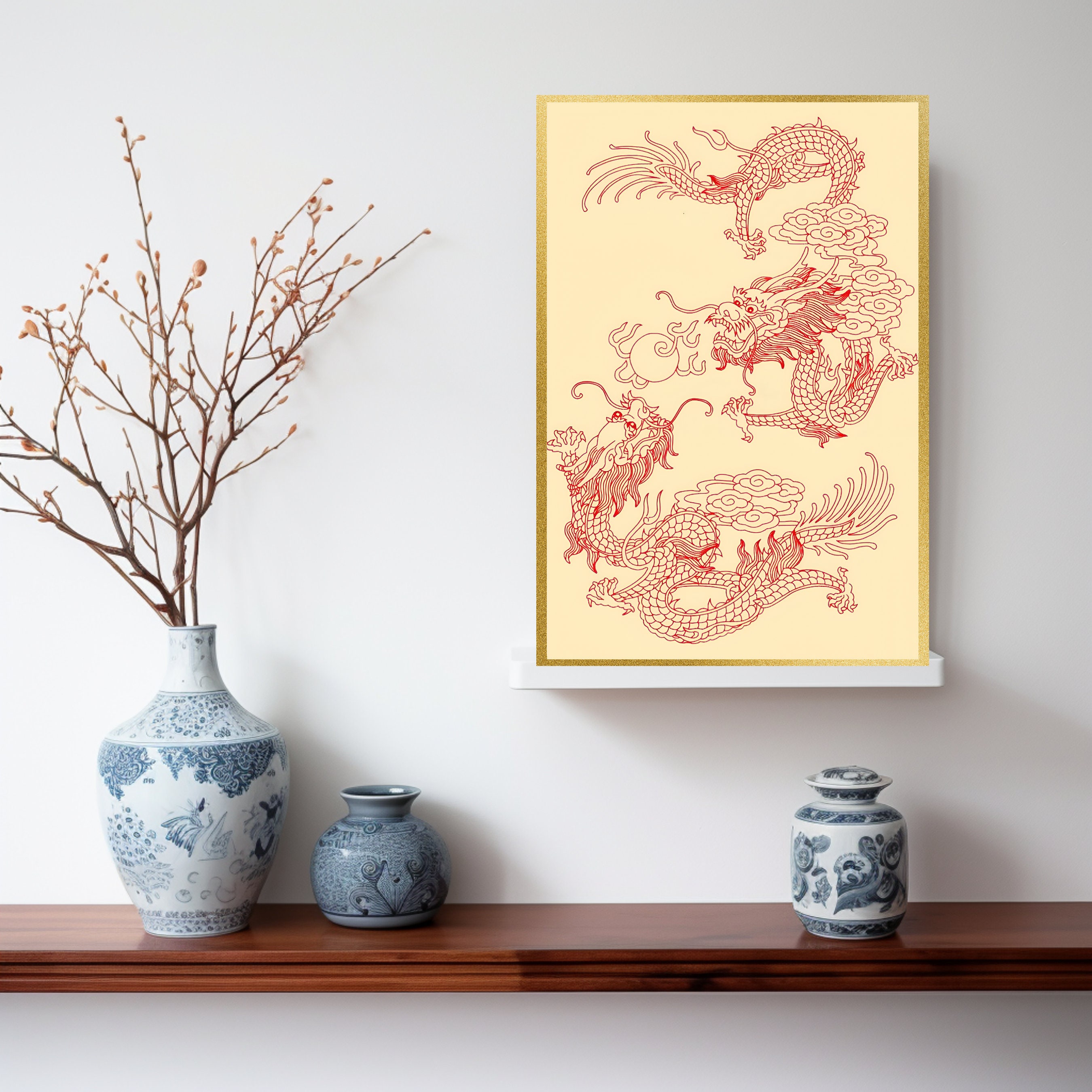 Chinese Dragon Celebrating the New Year - Etsy