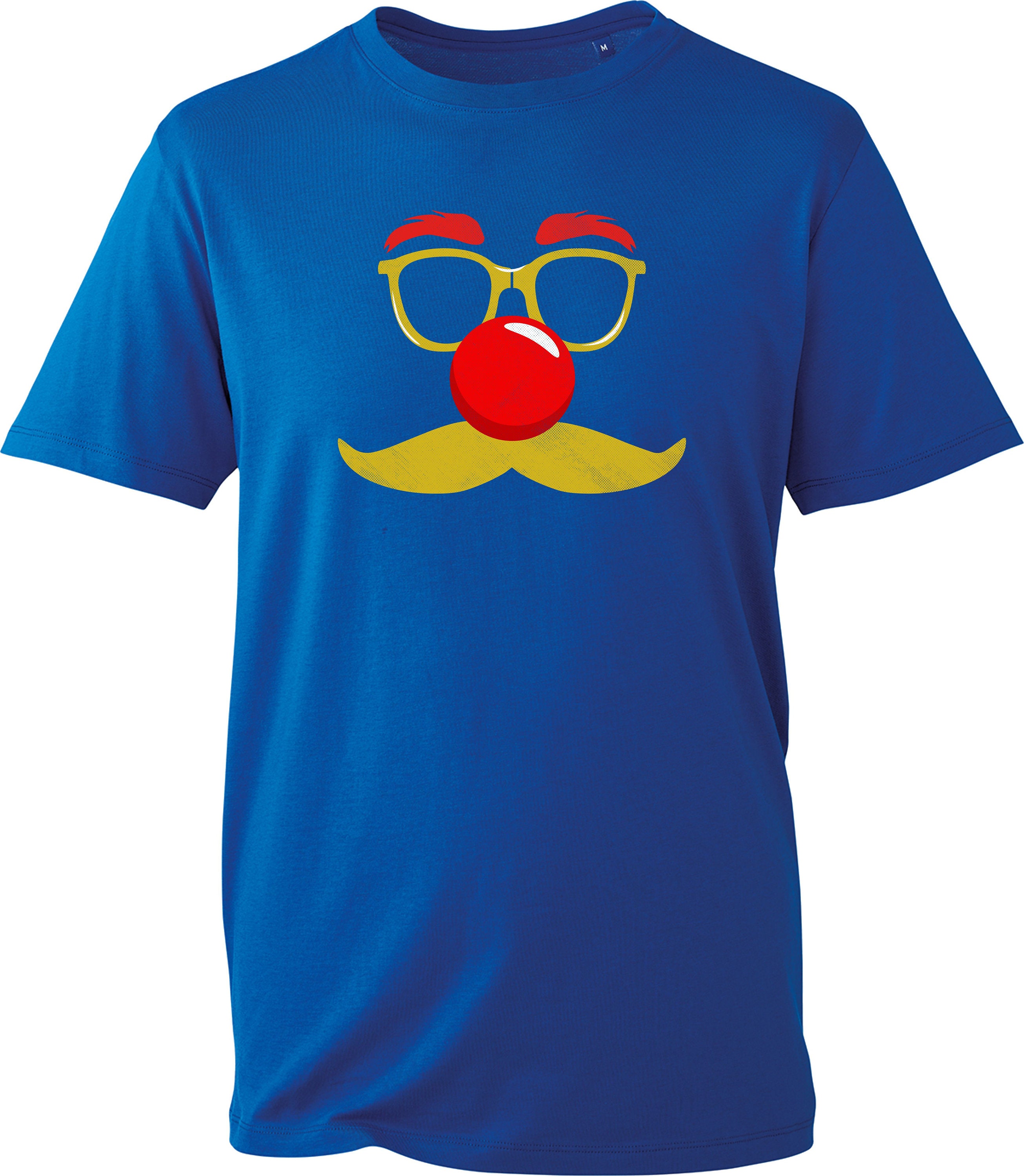 Red Nose Day 2024 Moustache Themed Novelty T-shirt, Man Comic Relief ...