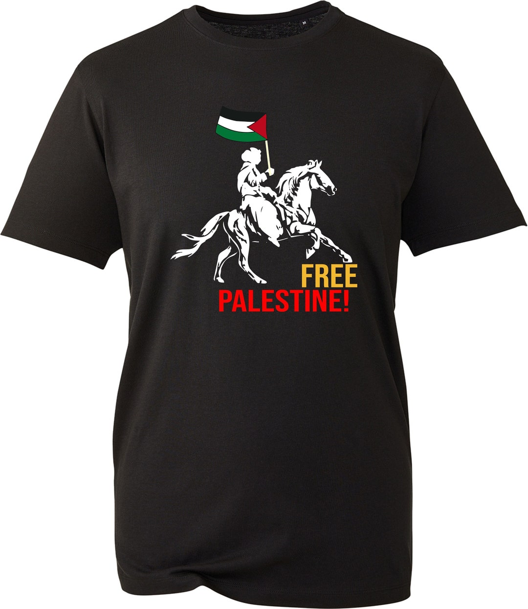 Free Palestine Horse Rider Themed T-shirt, Protest Ceasee Fire Gaza War ...