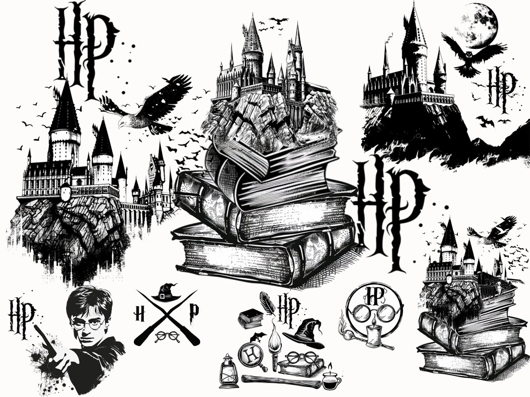 Wizard Castle Book PNG SVG, Hp Svg,Pottery Book Svg,Bookish Reader ...