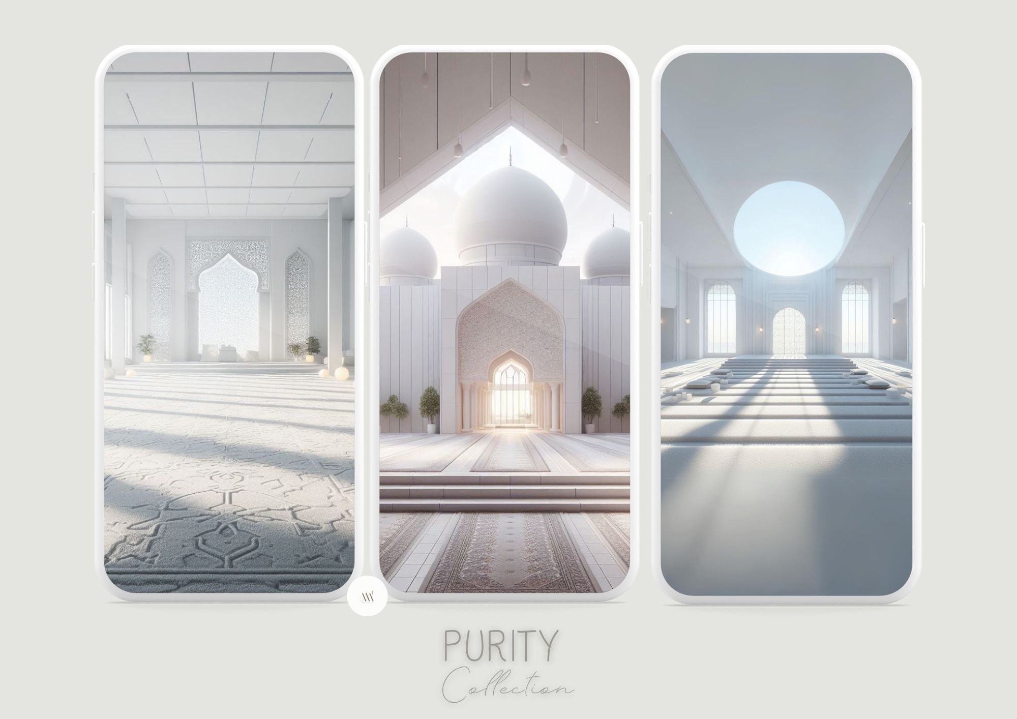 Aesthetic Islamic Wallpapers-digital Instant Download- Arabic Modern ...