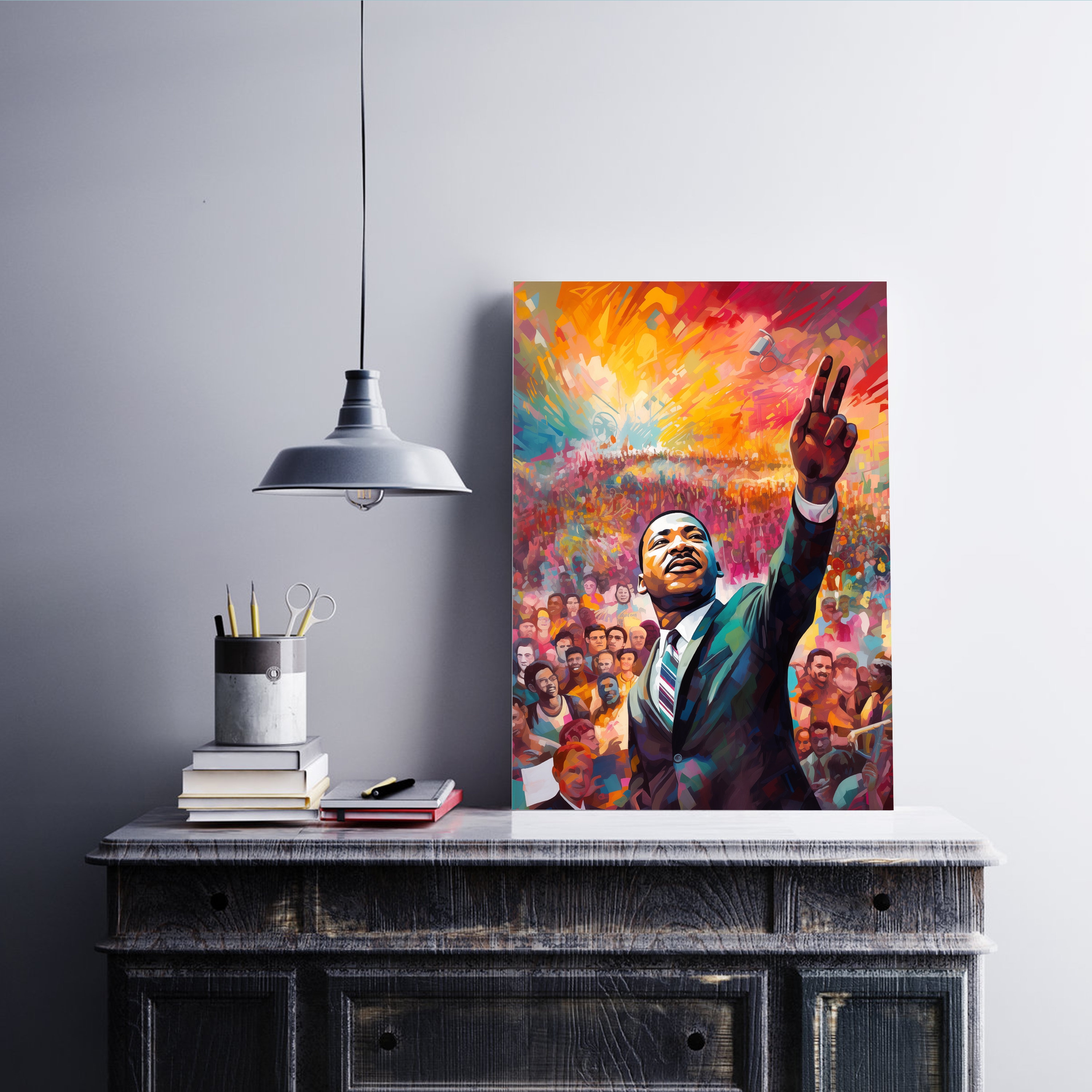 Martin Luther King - ‘I Have A Dream’, Historical Wall Art, Digital ...