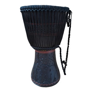 Djembe Drum 12x22 Inches,african Wooden Drum,ghana Djembe Drum, Musical ...
