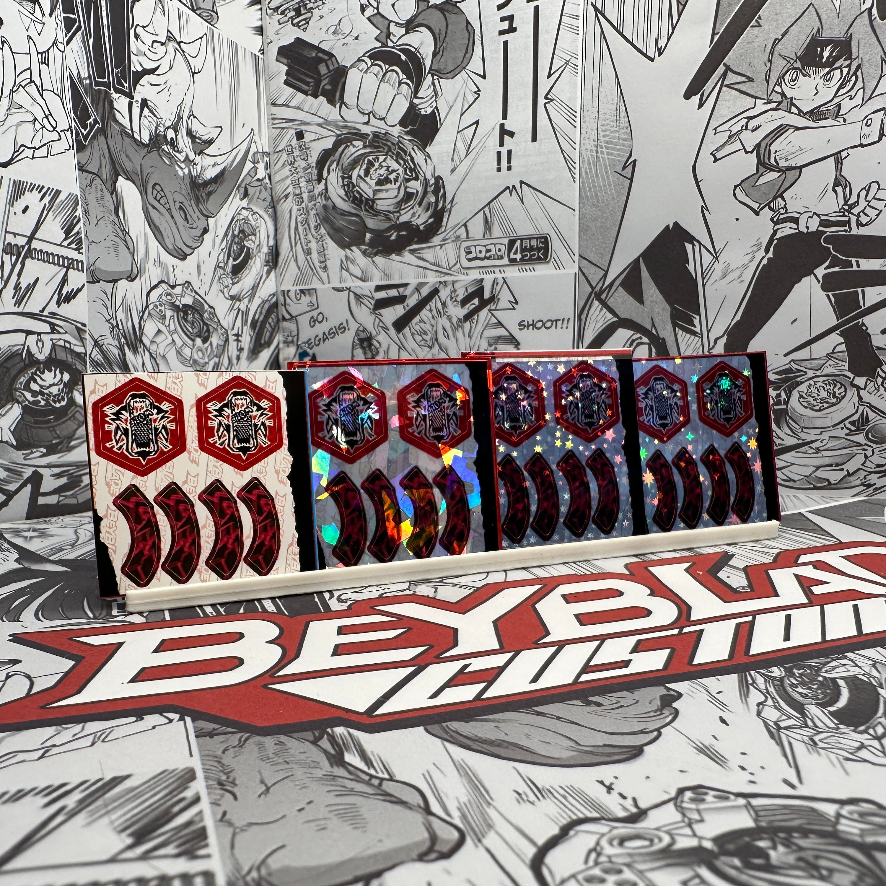 Beyblade Metal Dark Wulf Sticker Sheet Original / Holo - Etsy