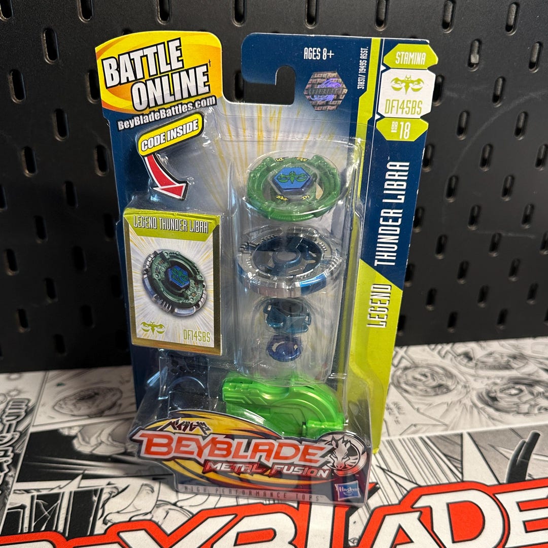 Beyblade Metal Fusion Legend Thunder Libra DF145BS OVP Hasbro - Etsy