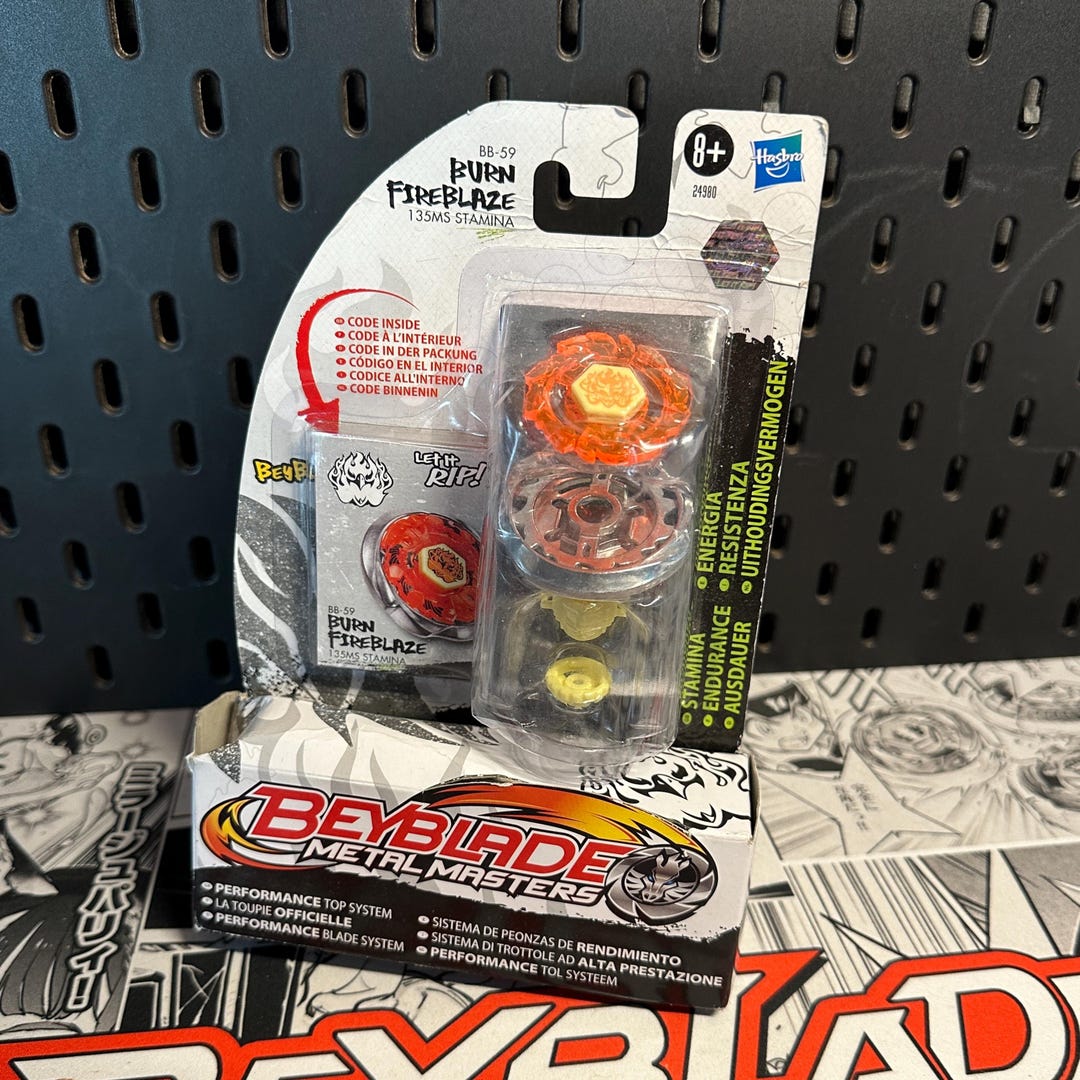 Beyblade Metal Masters Burn Fireblaze 135MS OVP Hasbro - Etsy
