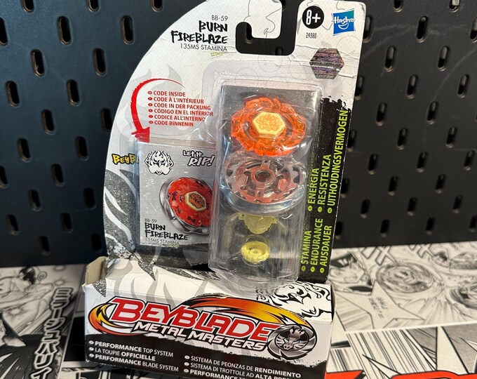 Beyblade Metal Masters Burn Fireblaze 135MS OVP Hasbro - Etsy