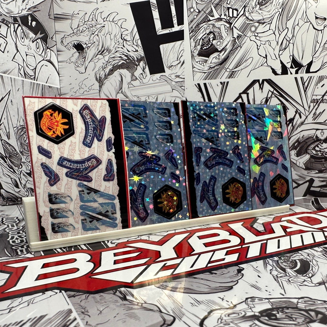 Beyblade Metal Grand Capricorn Sticker Sheet Original / Holo - Etsy