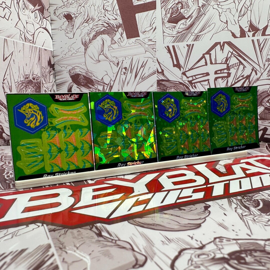 Beyblade Metal Rey Stricker Sticker Sheet Original / Holo - Etsy