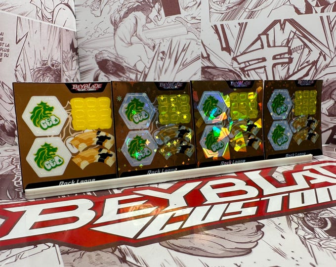 Beyblade Metal Rock Leone Sticker Sheet Original / Holo - Etsy