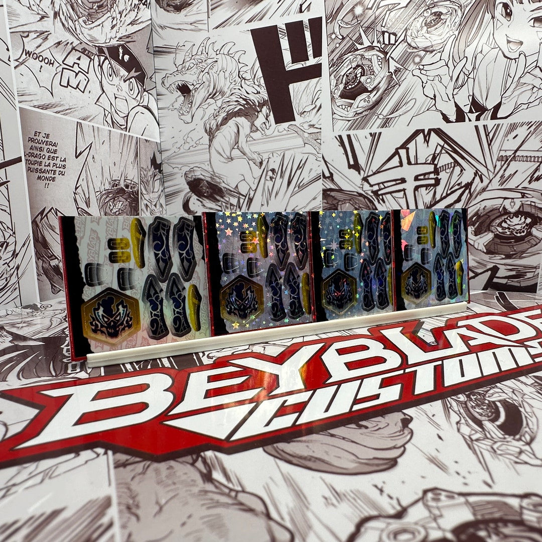 Beyblade Metal Scythe Kronos Sticker Sheet Original / Holo - Etsy
