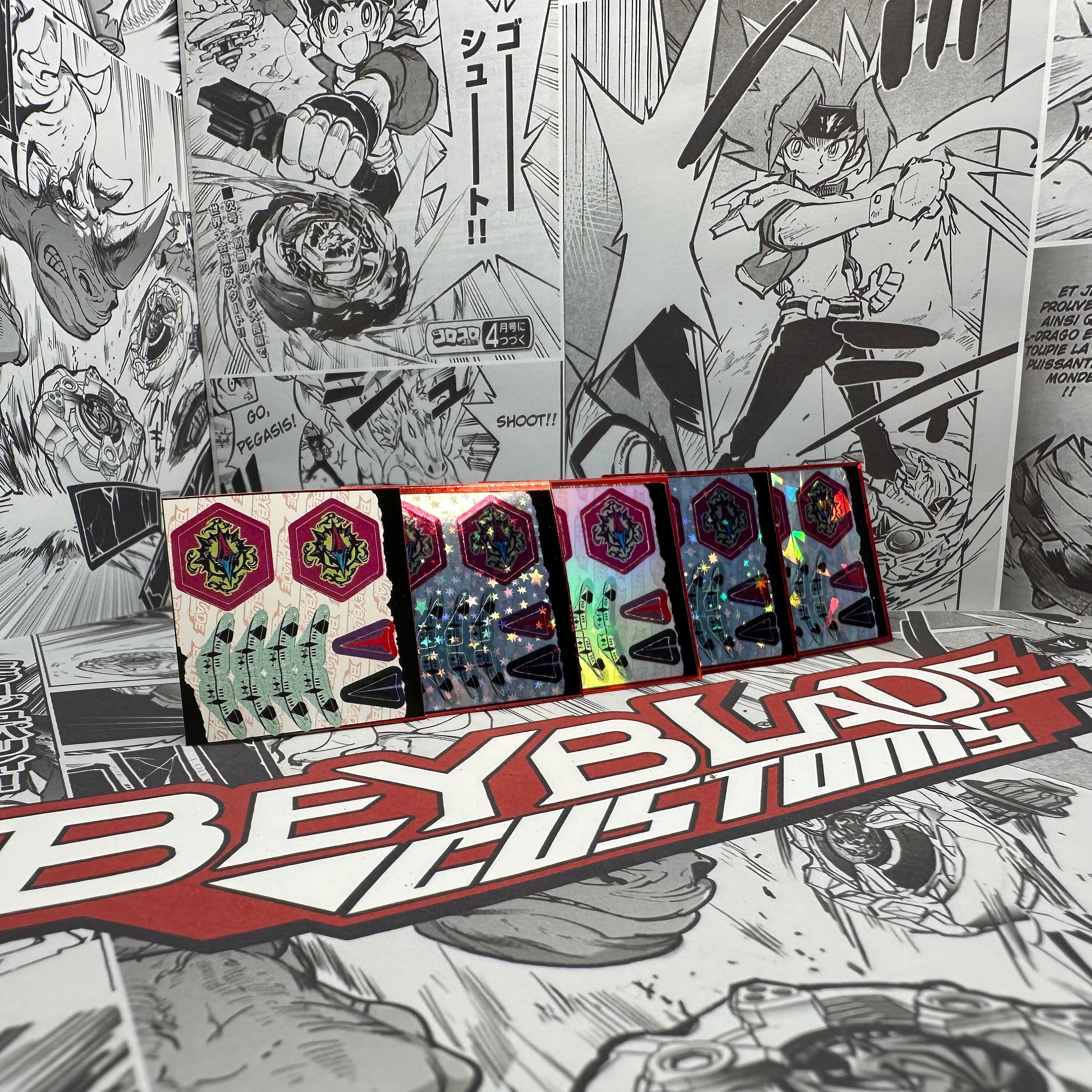 Beyblade Metal Flame Byxis Sticker Sheet Original / Holo - Etsy