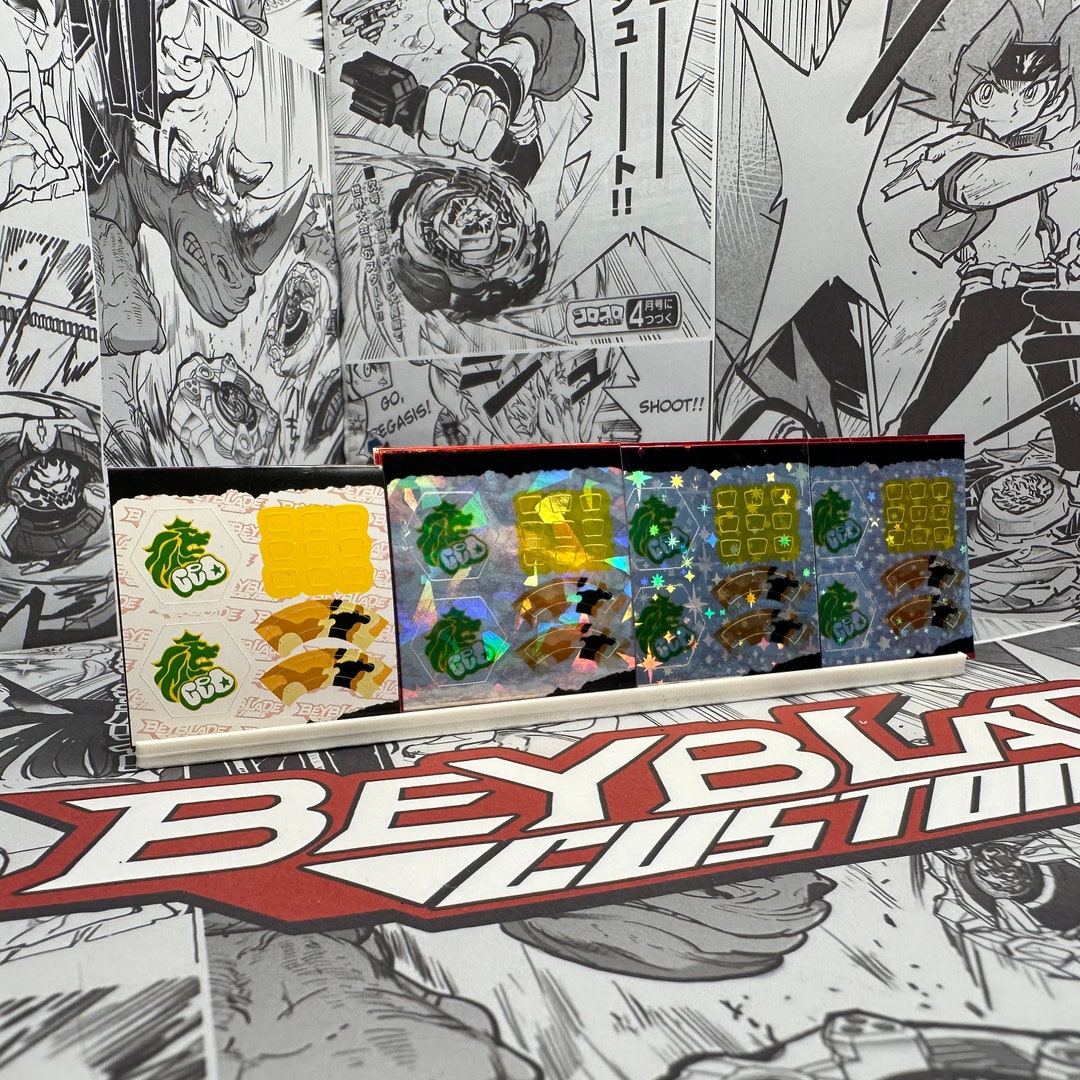 Beyblade Metal Rock Leone Sticker Sheet Original / Holo - Etsy