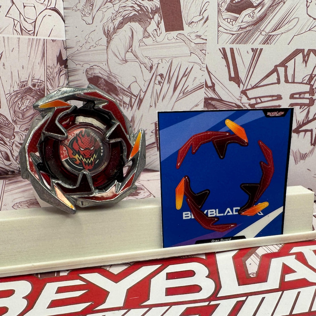 Beyblade X Dran Sword RED Custom Sticker Sheet - Etsy